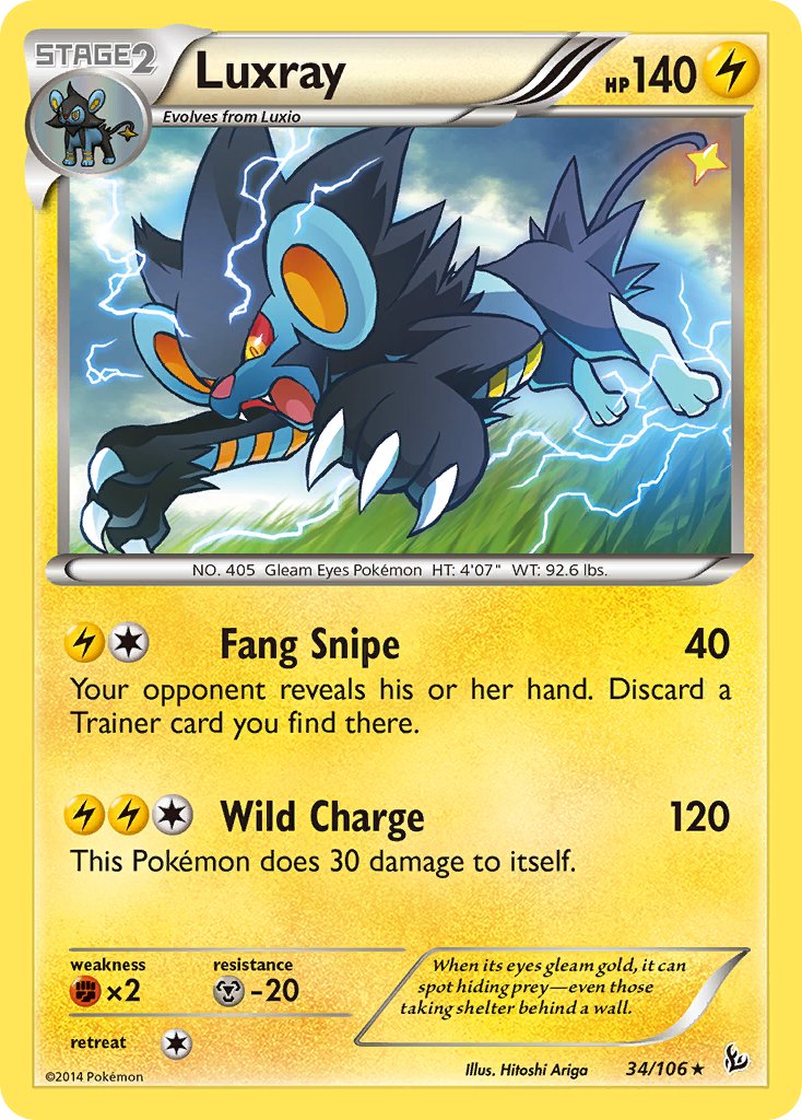 034/106-Luxray - XY - Flashfire