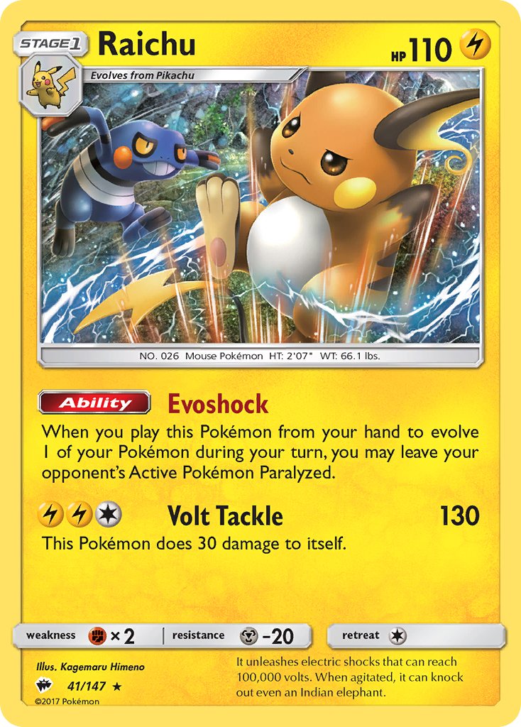 041/147-Raichu - SM - Burning Shadows