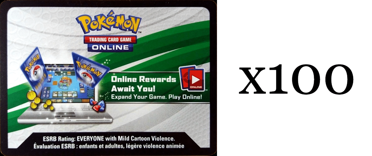 Pokemon SWSH 11 Lost Origins Code Card x 100 (Copy) - Code Cards