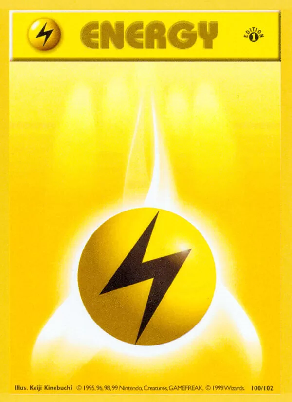 100/102-Lightning Energy - Base Set