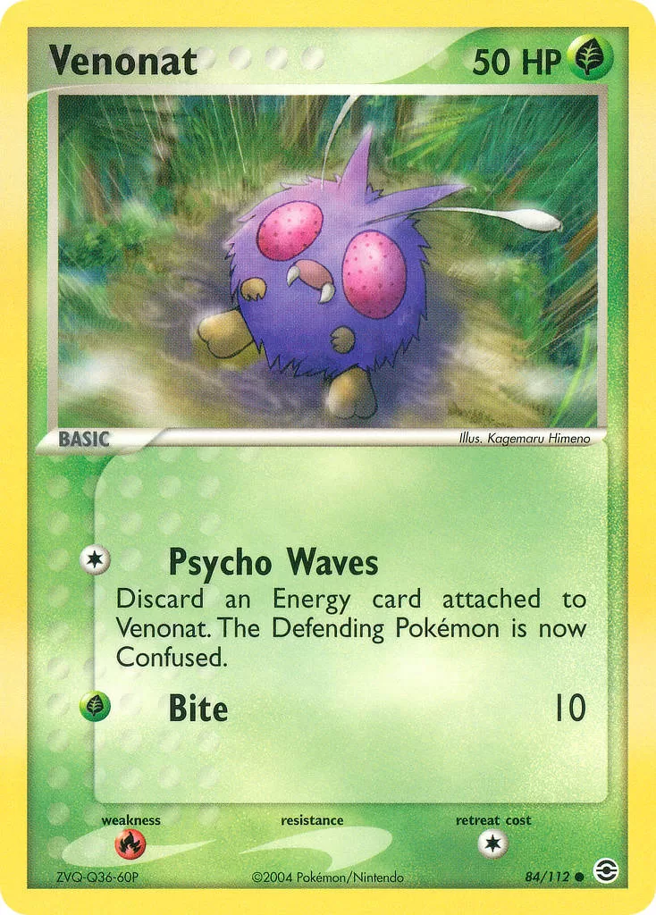 084/112-Venonat - FireRed & LeafGreen