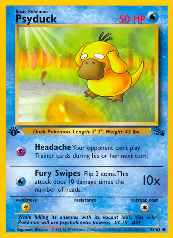 53/62-Psyduck - Fossil