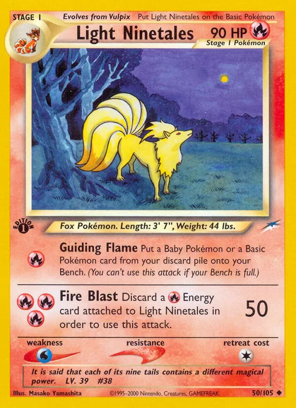 050/105-Light Ninetales - Neo Destiny