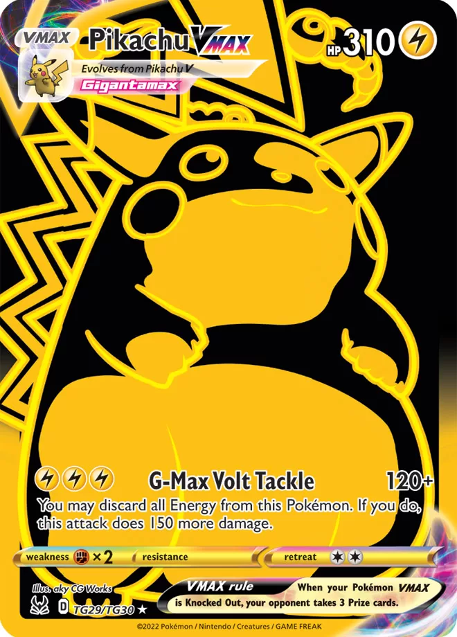 TG29/TG30-Pikachu VMAX Secret - SWSH Lost Origin Trainer Gallery