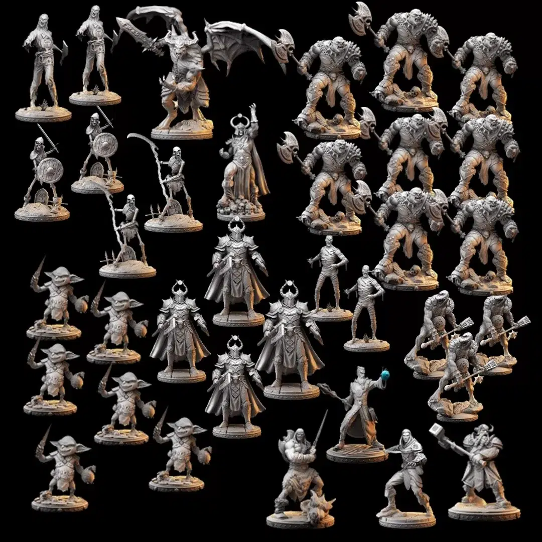 35 Miniatures Ultimate Dungeon Quest Bundle by Primal Collectibles ...